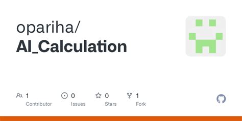 Github Oparihaaicalculation