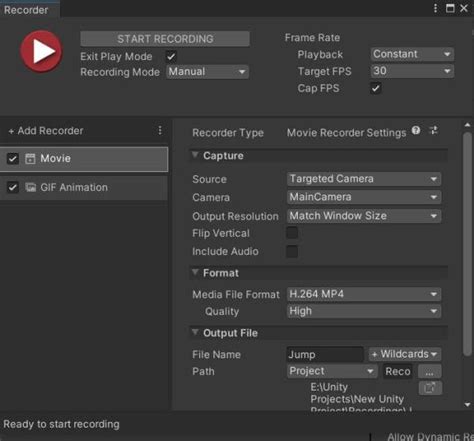 How To Use Unity Recorder VionixStudio