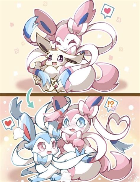 Eevee X Sylveon Sylveon And Espeon Fanart Eevee And Sylveon Furry Art