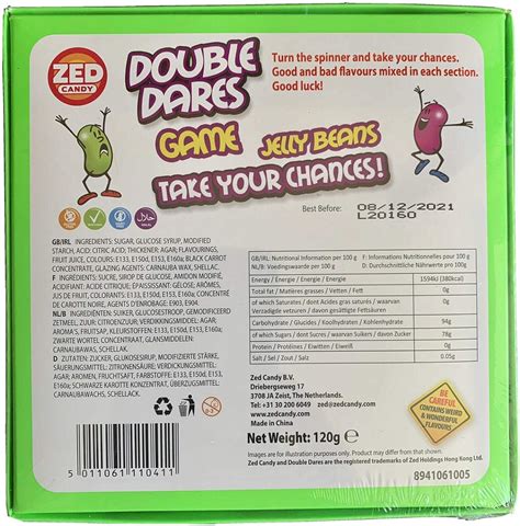 Zed Candy Double Dares Jelly Beans Game Outrageous Edition 120 G Buy