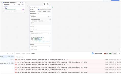 Error Adding Document To Text Embedding 3 Large Retool Vector Failing 💬 Workflows Retool
