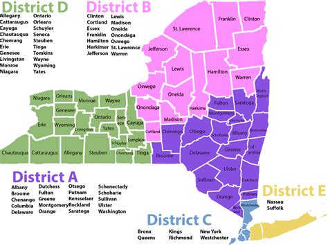 Ny State Representative District Map Printable Map