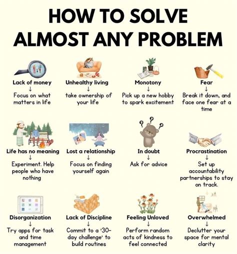 How To Solve Almost Any Problem In 2024 Self Help Skills Self Care