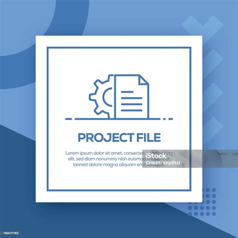 Proje Dosyası Vektör Çizgi Simgesi Basit İnce Çizgi Simgesi Üstün Kaliteli Tasarım Öğesi Stok