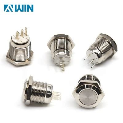 Metal Flat Push Button Switch Supplier Fvwin