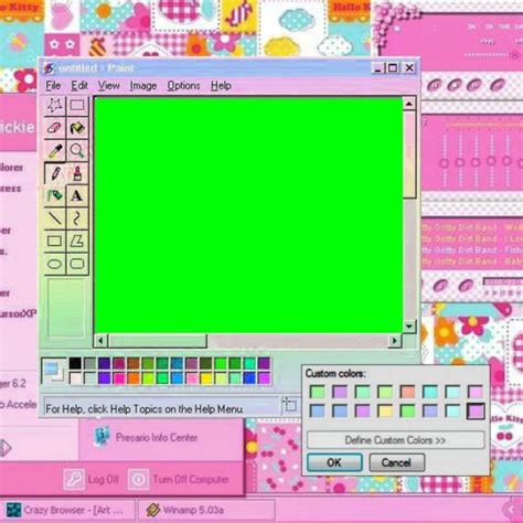 Computer Aesthetic Çalışma Alanı Yeşil Videografi
