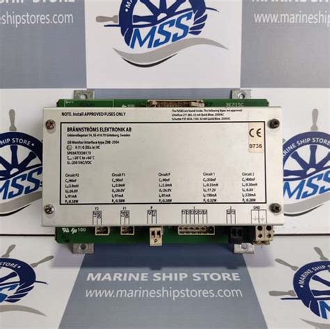 Brannstrom Elektonik Z98 2004 Oil Monitor Interface Marine Ship Store