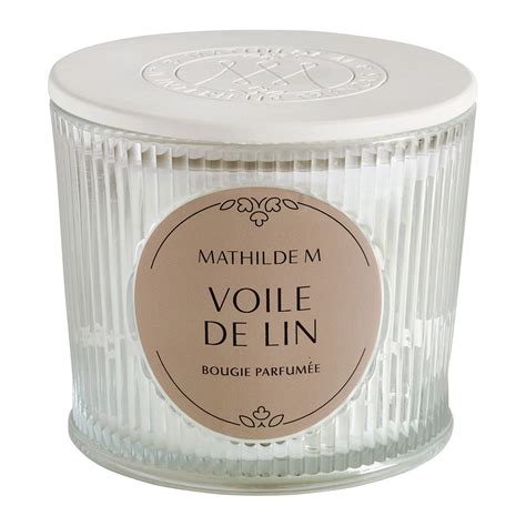 Mathilde M Voile De Lin Tříknotá Svíčka Velká 400 G Dárkyradacz