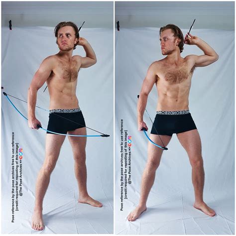 Male Archer Reaching For Arrow By Theposearchives On Deviantart