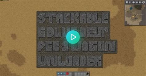 Stackable 6 Blue Belt Per 2 Wagon Unloader Rfactorio