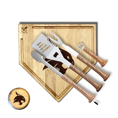 Texas State Grill Tools And Boards Baseball Bbq