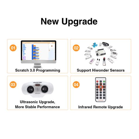 Qbot Hiwonder Small Programmable Robot Kit Based On Scratch 30 Ai