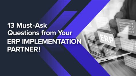 13 Must Ask Questions From Your Erp Partner Tangenz