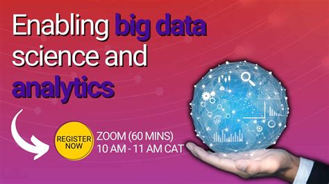webinar enabling big data science and analytics members and public