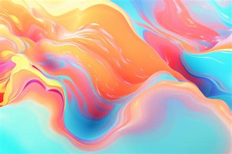 Premium Photo D Colorful Dynamic Fluid Wave Abstract Background
