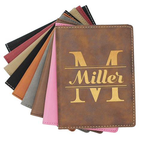 Custom Monogrammed Passport Holder Case