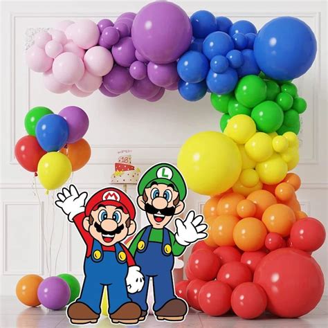 Super Mario Inspired Birthday Decorations Personalised Printables Mario