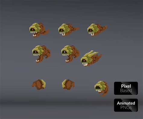 Animated Pixel Monsters Pack 1 Game Art Partners