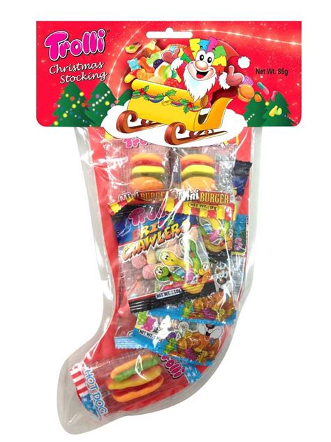 Trolli Christmas Stocking 76g Candy Bar Sydney