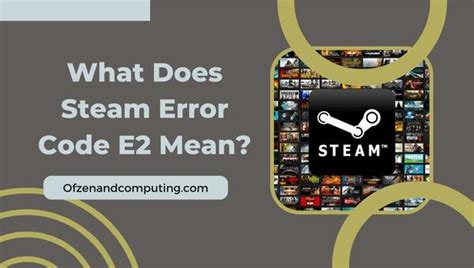 Fix Steam Error Code E In Smooth Gaming Fixes