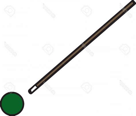 Pool Cue Vector At Collection Of Pool Cue Vector Free