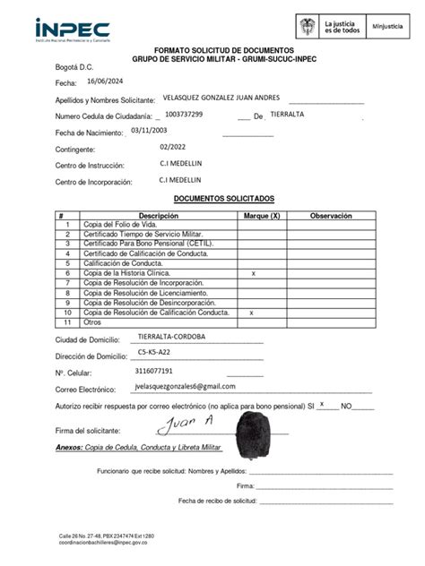 Formato De Solicitud Documentos Grumi Word 1 Pdf Autenticación