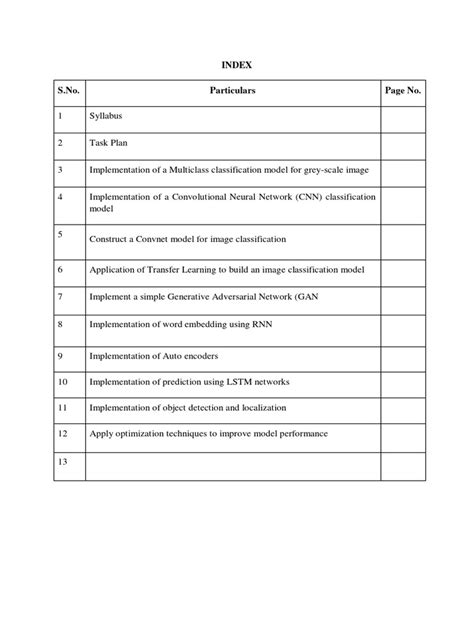 Lab Manual Pdf Artificial Neural Network Applied Mathematics