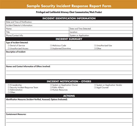 18 Printable Security Incident Report Examples PDF Templates Show