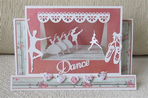 A Passion For Cards Dance Stage Card TUTORIAL