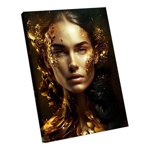 Quadro Gold Beauty Br Artes Madeiramadeira