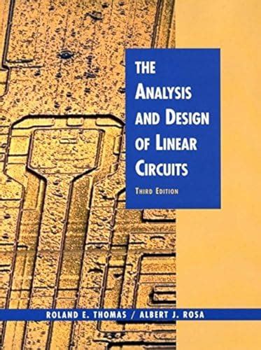 The Analysis And Design Of Linear Circuits 3rd Edition Thomas