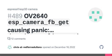 ov2640 `esp camera fb get` causing panic ` loadstorealignment