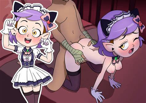 Amity Blight Disney The Owl House Highres 1boy 1girl All Fours