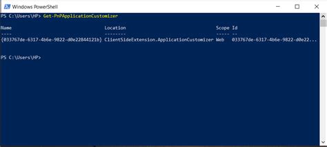 Pnp Powershell Commands For Spfx Extension Application Customizer
