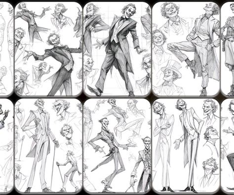 Artstation 200 Ultimate Joker Drawing Reference Pack 4k V 7