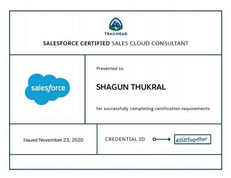 Shagun Thukral On Linkedin Salesforce Salesforceohana Salescloud Certification 34 Comments