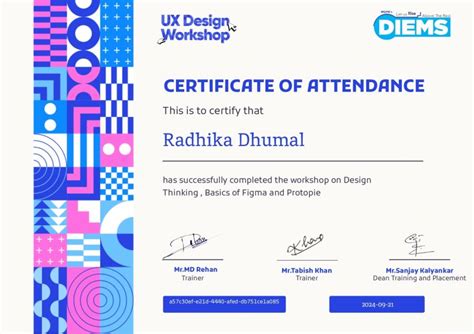 Radhika Dhumal On Linkedin Uiux Designthinking Certification
