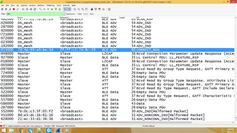 Sniffing Ble 50 Packets Nordic Qanda Nordic Devzone Nordic Devzone