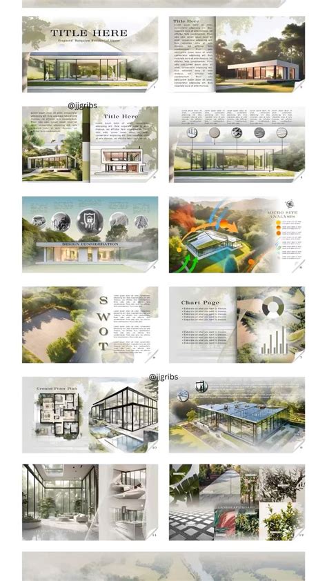 Presentation Slides Canva Template Architecture Presentation Presentation Slides Design