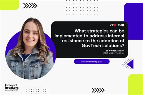 Glass On Linkedin Govtech Innovation Glass Groundbreakers Forum