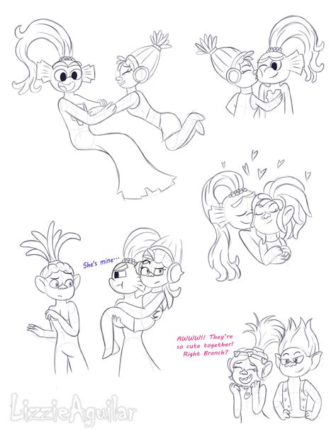 Dj Suki X King Trollex Doodles By Lizzie Wendigo On Deviantart