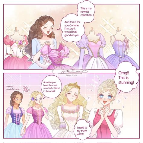 Anneliese Erika Liana Alexa And Corinne Barbie And 4 More Drawn