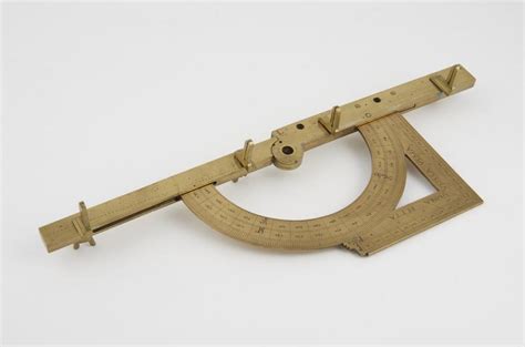 Triangular Protractor European 1718 Science Museum Group Collection