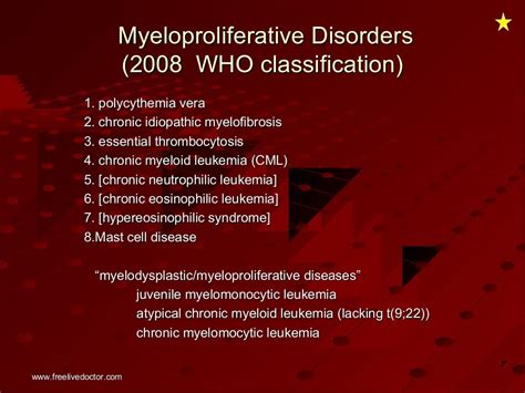 Myeloproliferative Disorders