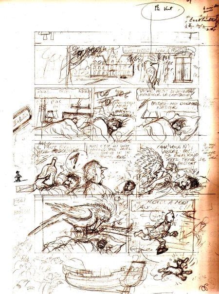 Os Sketches De Hergé Para Tintin Comic Illustration Comic Books Art Comic Layout