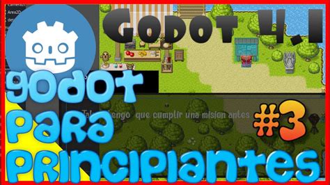 como crear juego rpg con godot 4 03 dialogos cambios de escenas para
