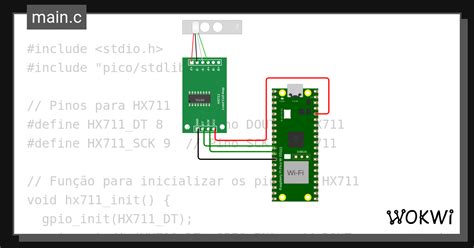 exemplo hx711 wokwi esp32 stm32 arduino simulator