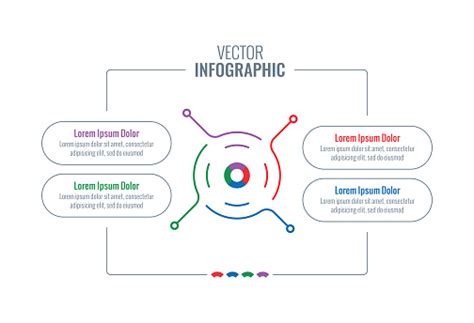 4단계 인포그래픽 템플릿 비즈니스 인포그래픽 디자인 기하학적 정보 템플릿 개념에 대한 스톡 벡터 아트 및 기타 이미지 개념 개체 그룹 계획 Istock