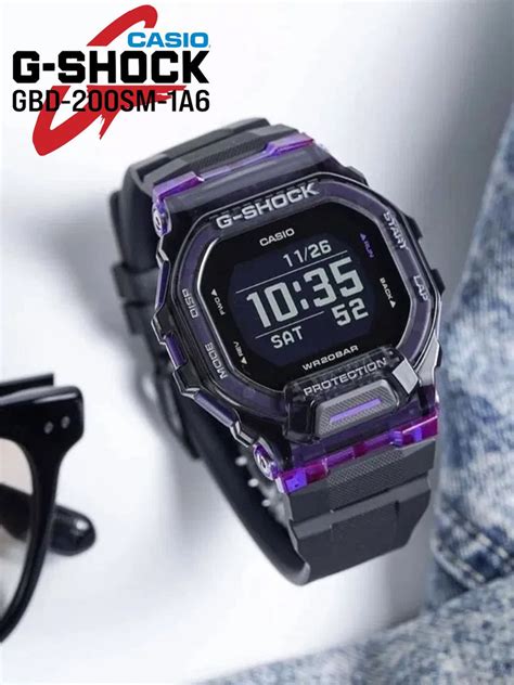 Casio Часы наручные Кварцевые G Shock G Squad Gbd 200sm 1a6 купить с доставкой по выгодным