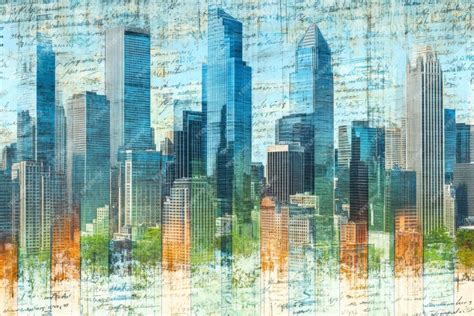 artistic urban canvas with layered city textures evoking thoughts of